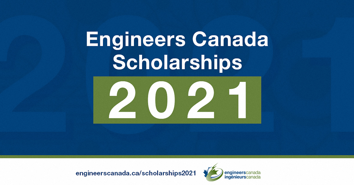 Engineers Canada announces 2021 scholarship recipients | Engineers Canada