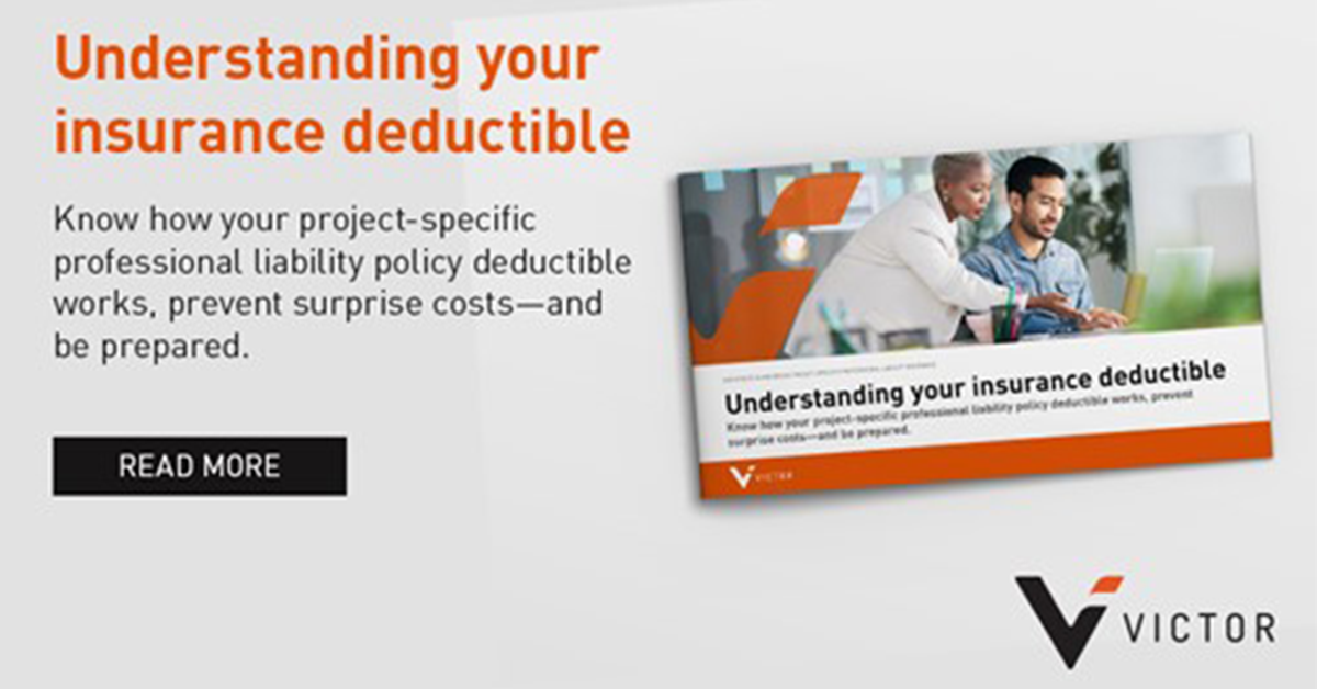 Victor Canada: Know how your project-specific professional liability ...